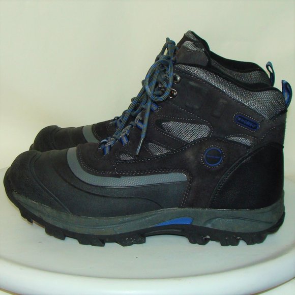 Khombu | Shoes | Khombu Mens Gray Blue Waterproof Hiking Boots 3m ...